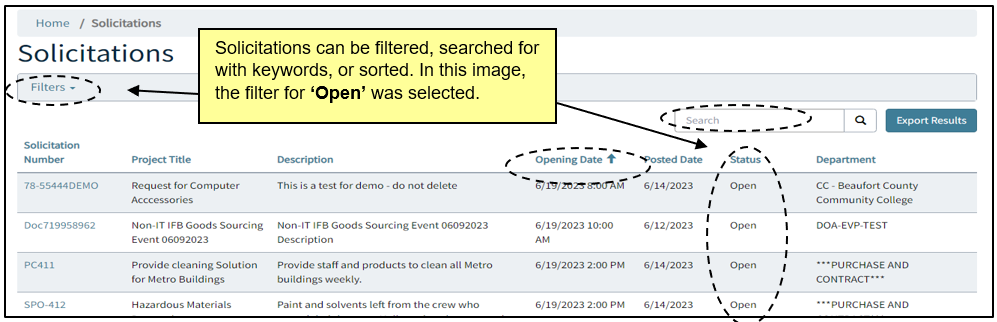 Posting Solicitations in the eVP Agency App | NC eProcurement